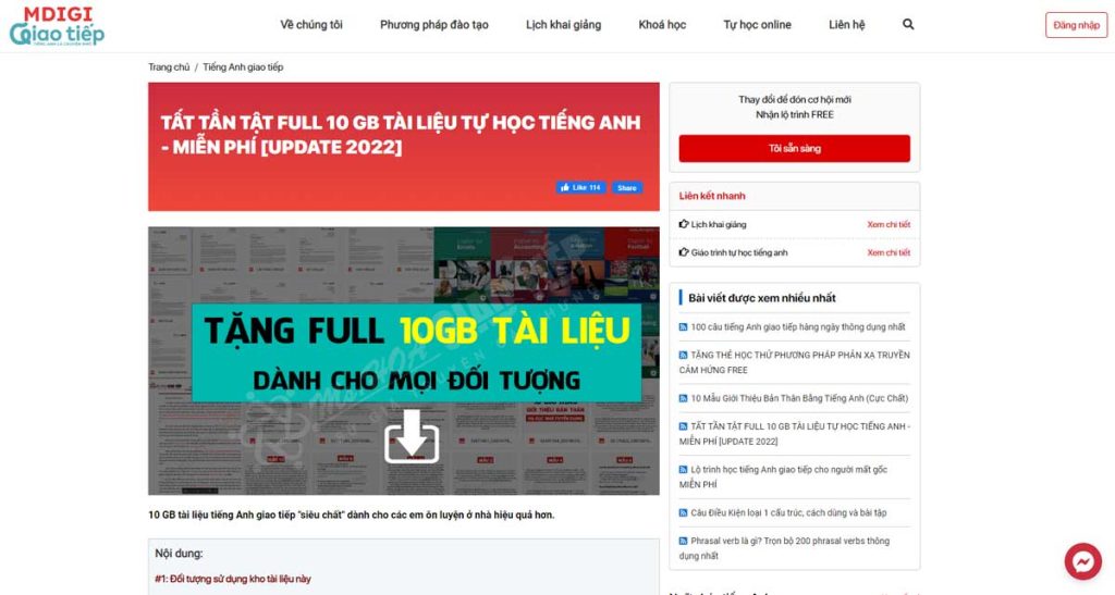 Thiết kế website giáo dục - Trường học | MDIGI