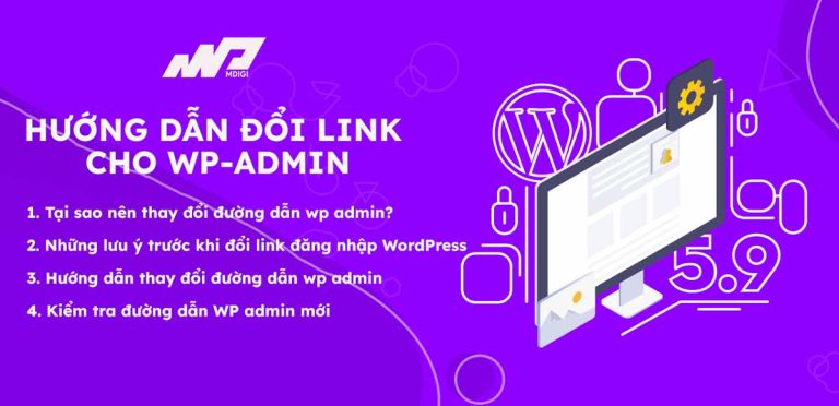 Hướng dẫn đăng nhập, đổi đường link WP Admin dễ nhất | MDIGI
